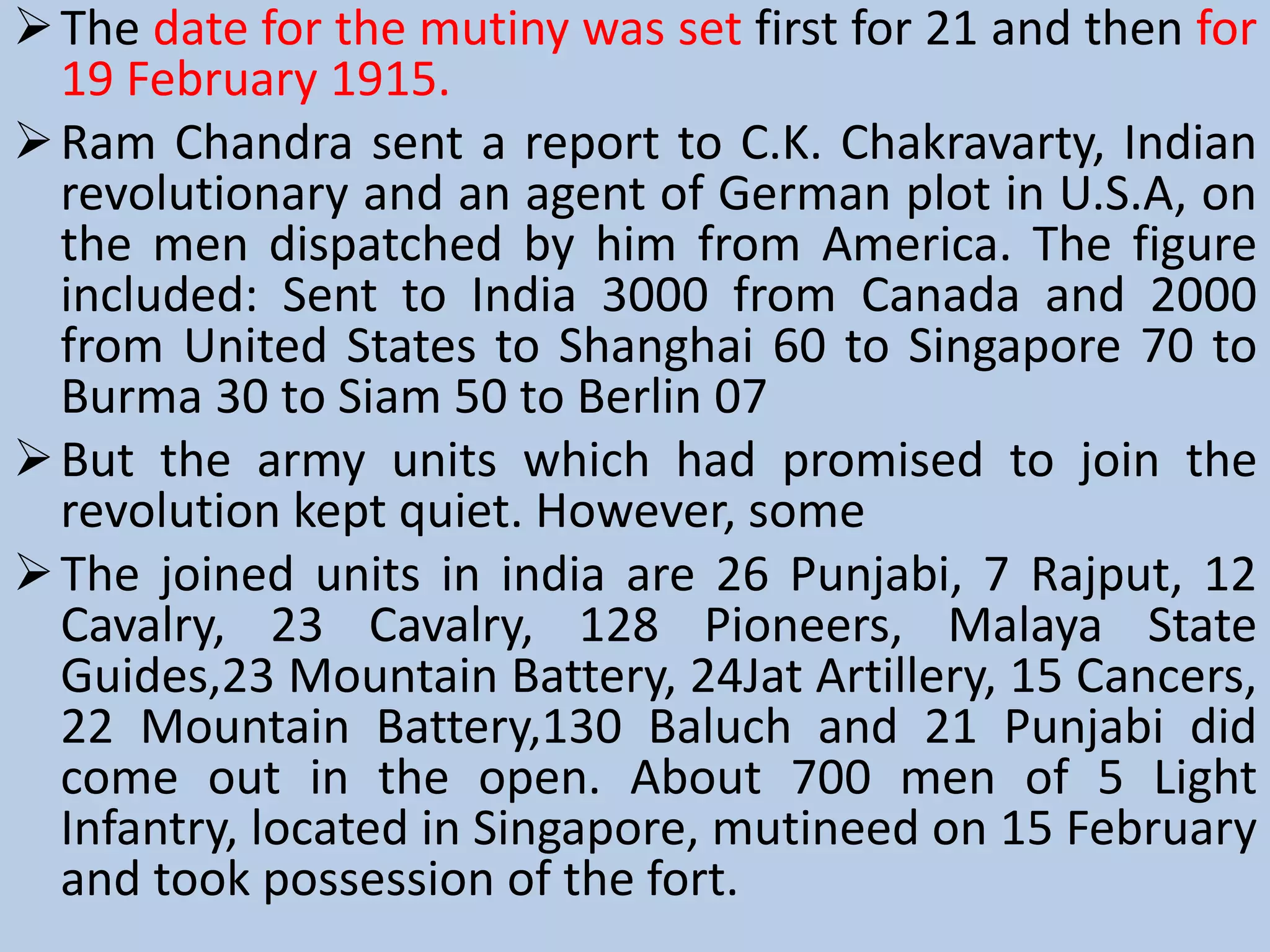 The Ghadar party ppt by dr. rao | PPTX