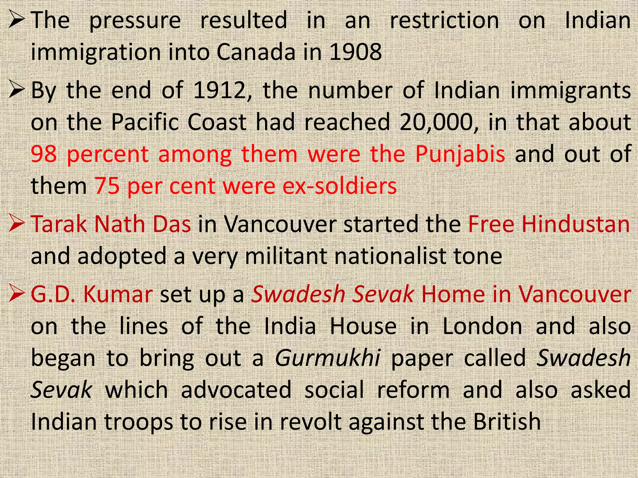 The Ghadar party ppt by dr. rao | PPTX