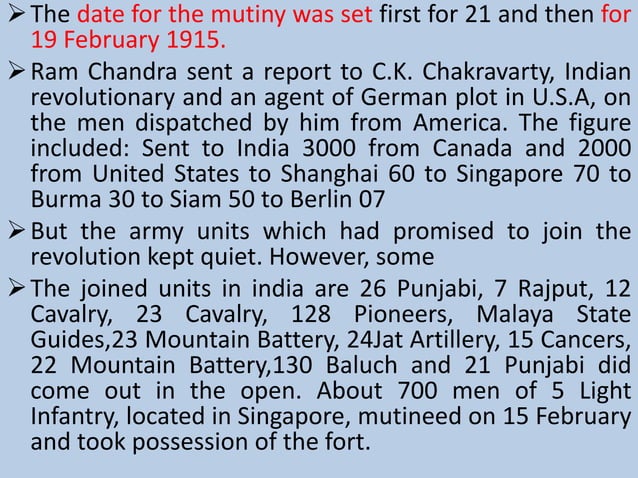 The Ghadar party ppt by dr. rao | PPTX