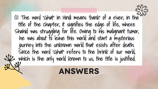 The Ghat of the Only World by Amitav Ghosh.pptx