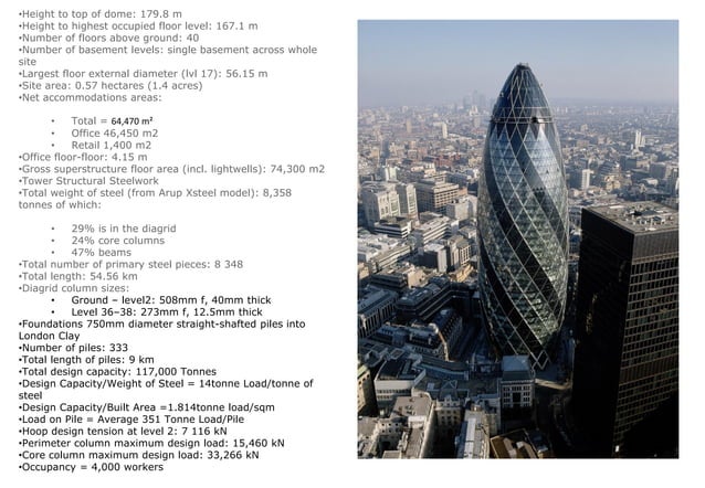 The Gherkin: Case Study | PDF | Civil Engineering Industry | Industries