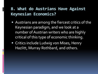 The Ghost of Keynes, Lecture 1 - William Anderson | PPTX