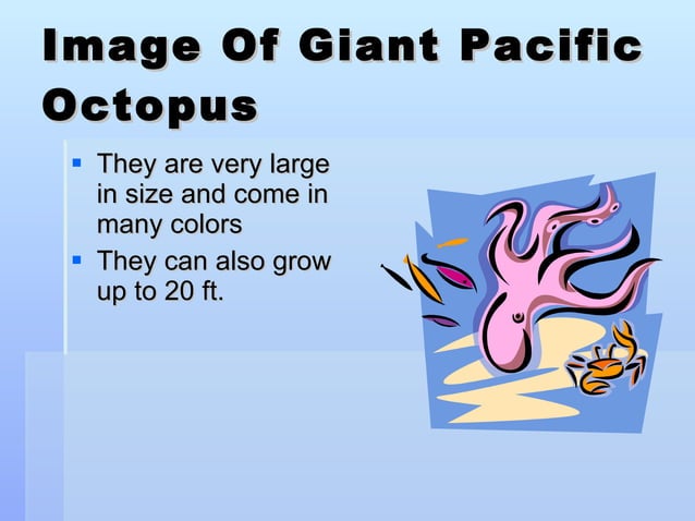 The Giant Pacific Octopus | PPT