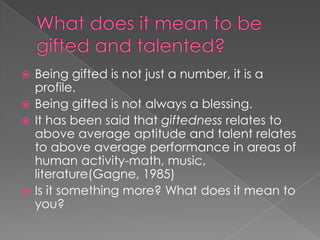 The gifted brain | PPT