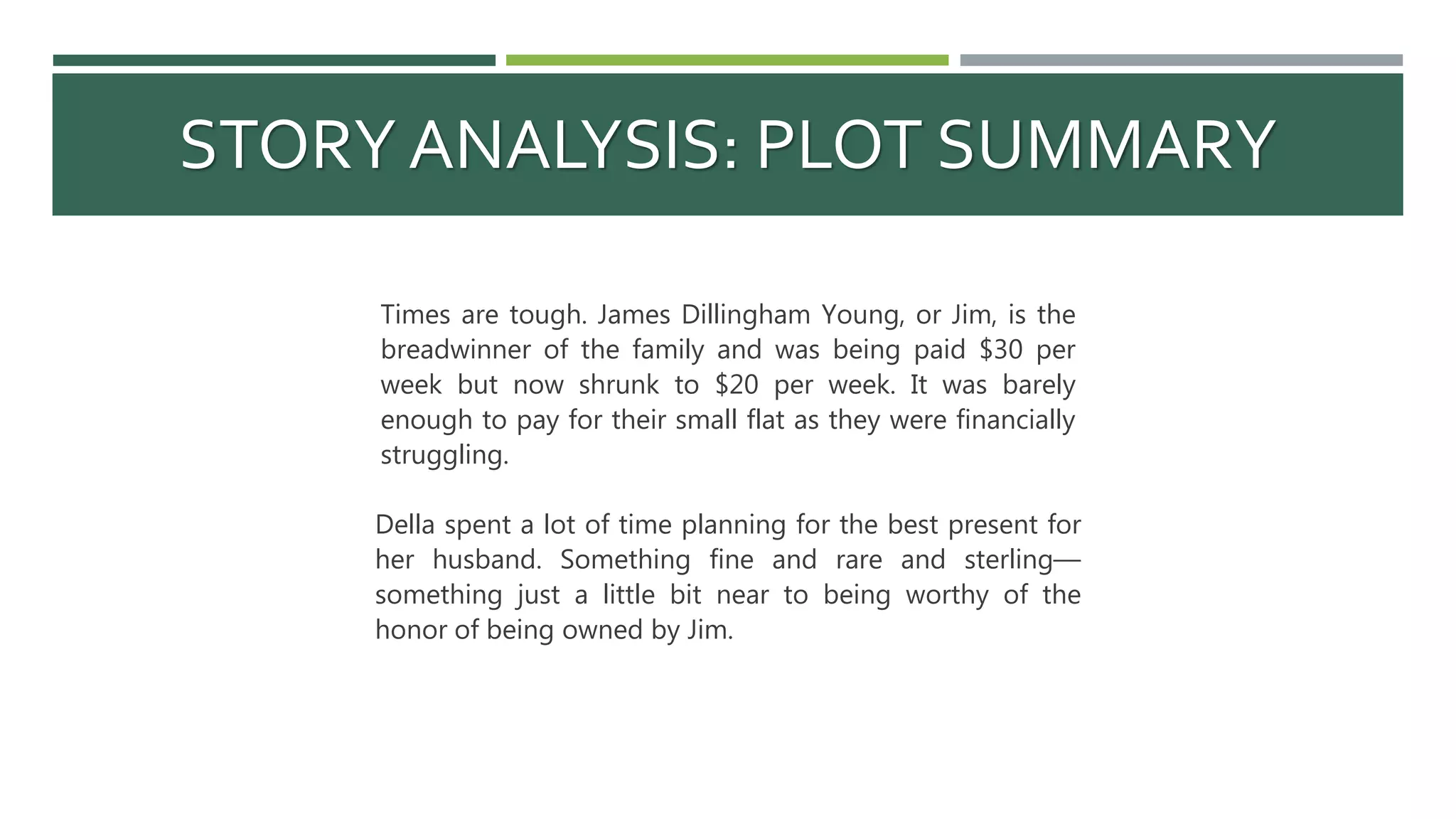 The Gift of the Magi by O. Henry | PPTX