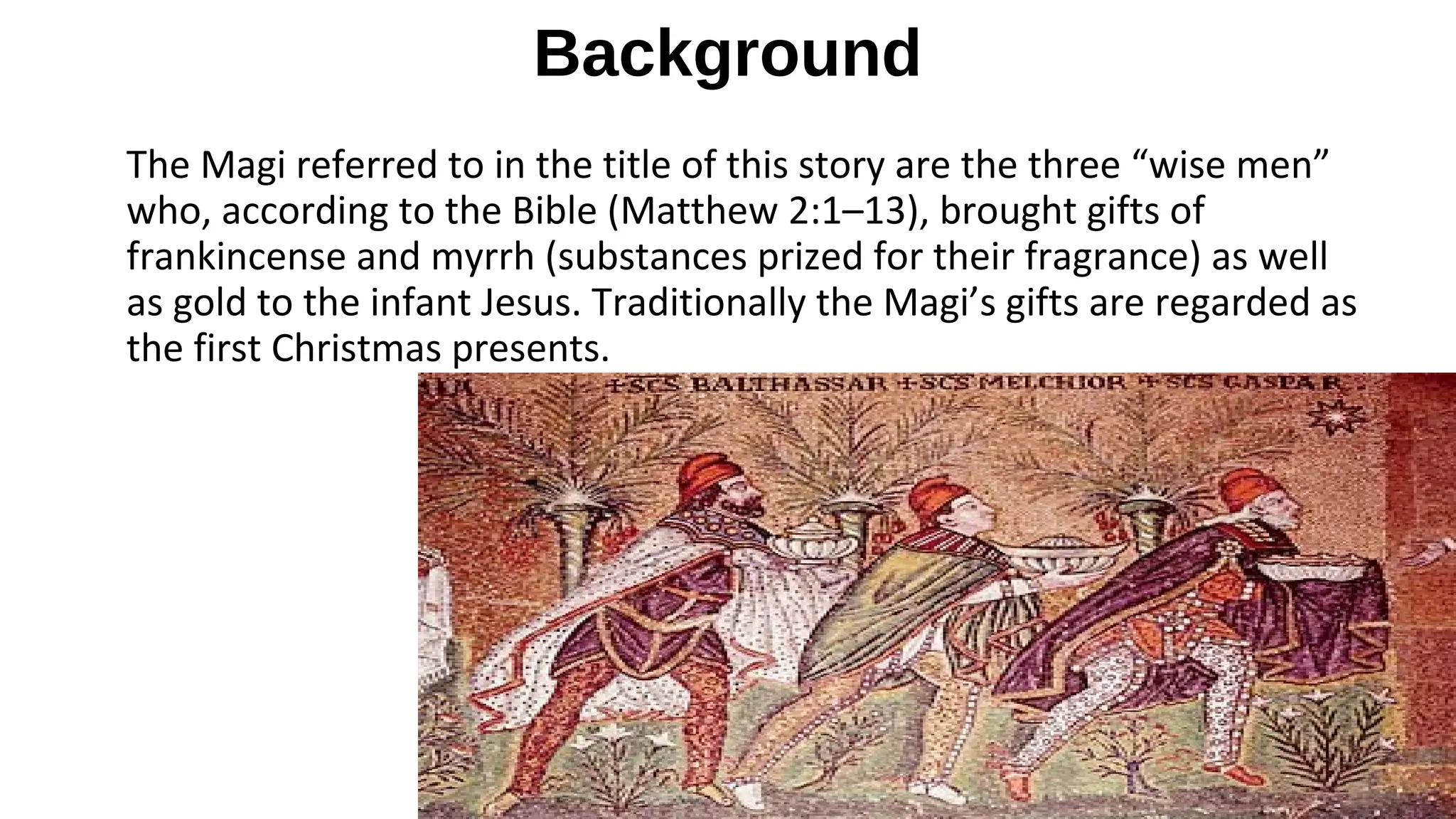 The Gift of Magi with Classroom activities | PPT