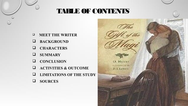 The Gift of Magi with Classroom activities | PPT