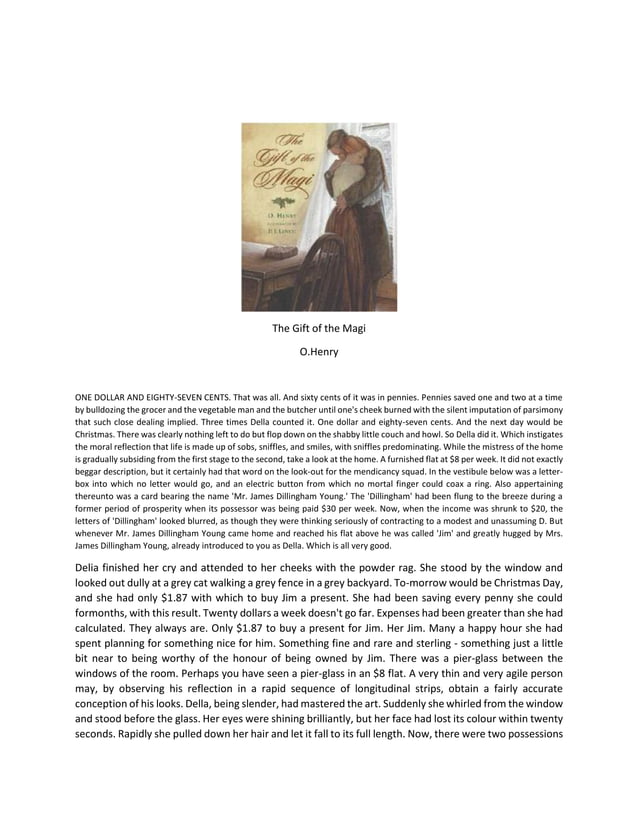 The gift of the magi | PDF