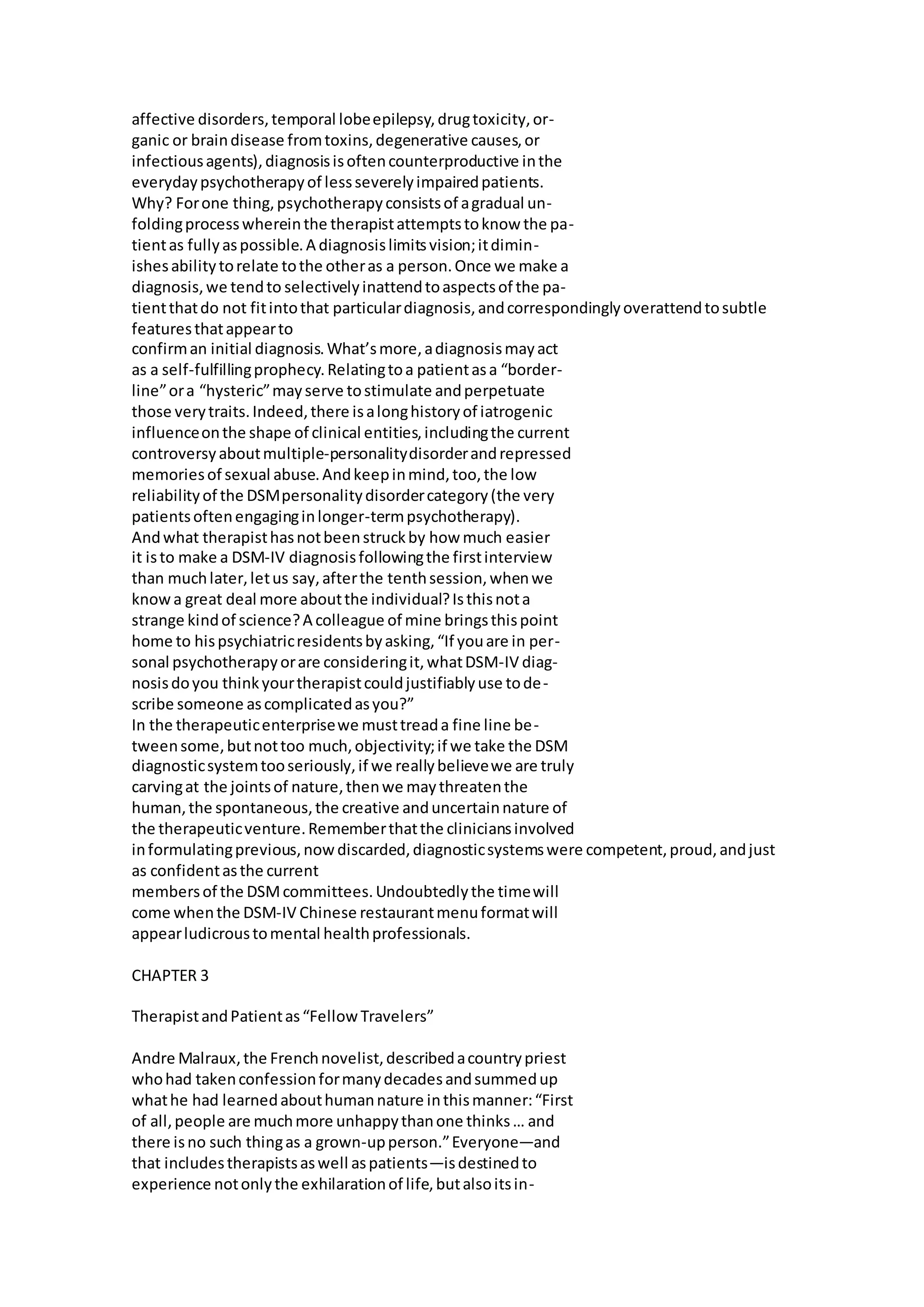 The gift of therapy yalom | DOCX