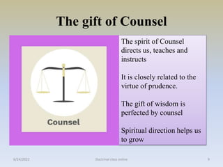 THE GIFTS OF THE HOLY SPIRIT May class.pptx