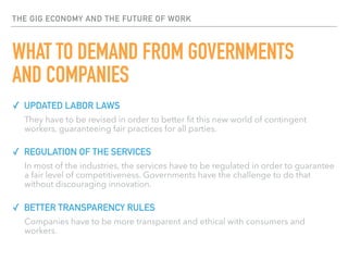The gig economy and the future of work | PDF
