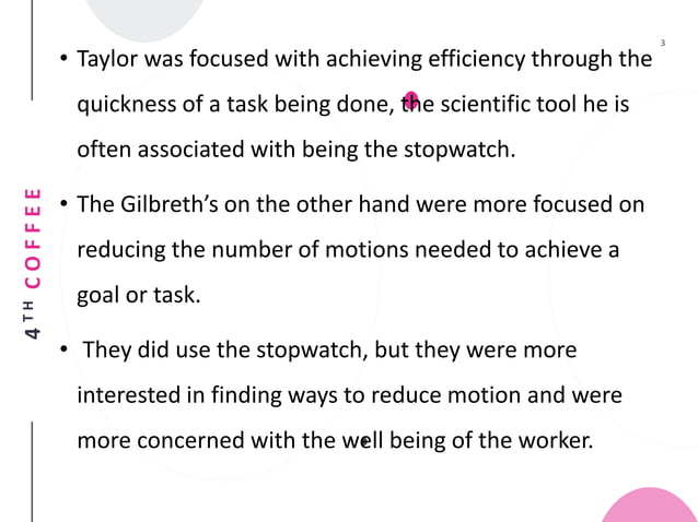 The gilbreth theory | PPTX | Business | Business and Finance
