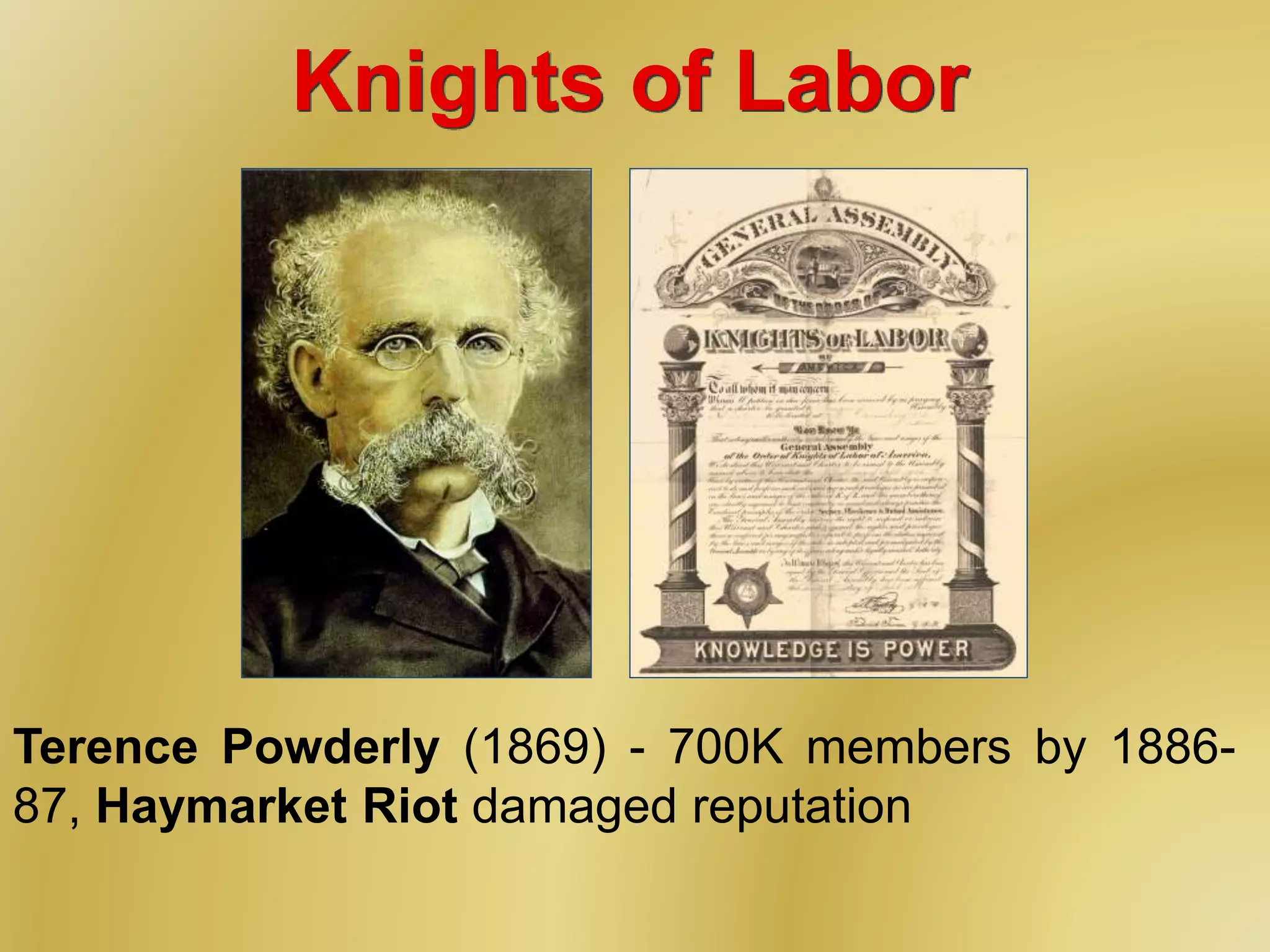 The gilded age capital vs labor | PPT