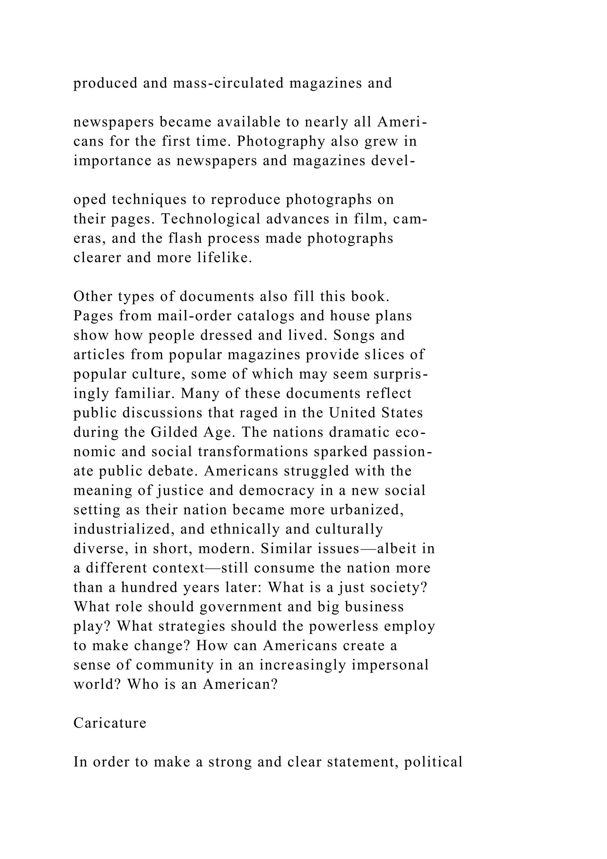The Gilded AgeA History in DocumentsJanette .docx