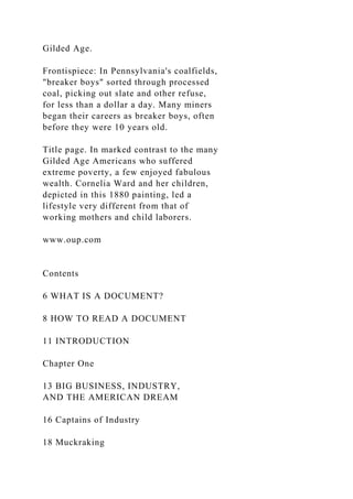 The Gilded AgeA History in DocumentsJanette .docx