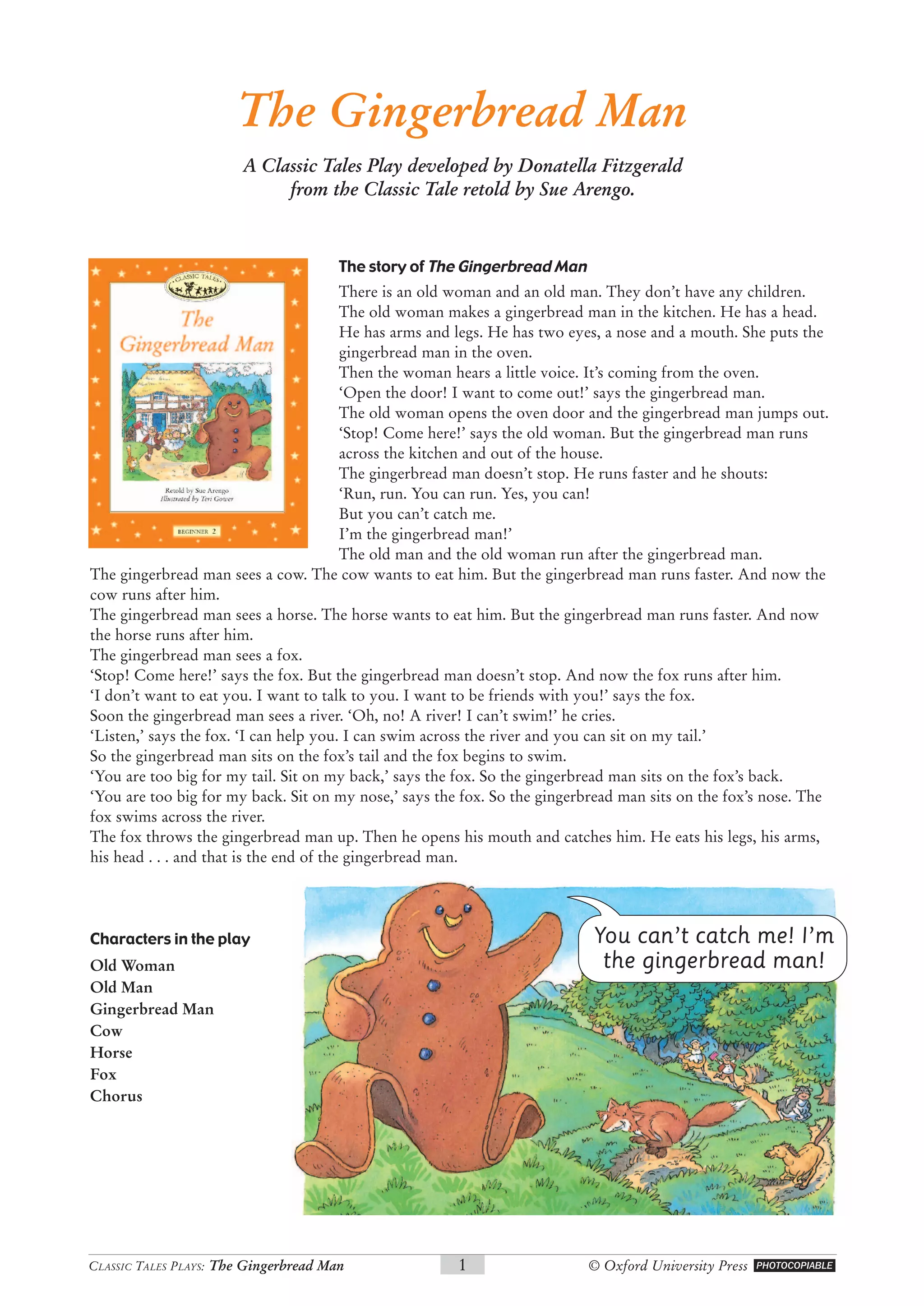 The gingerbread man | PDF | Family/Children | Genres