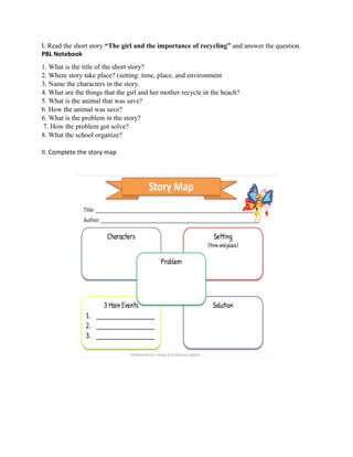 The girl and the importance of recycling | PDF