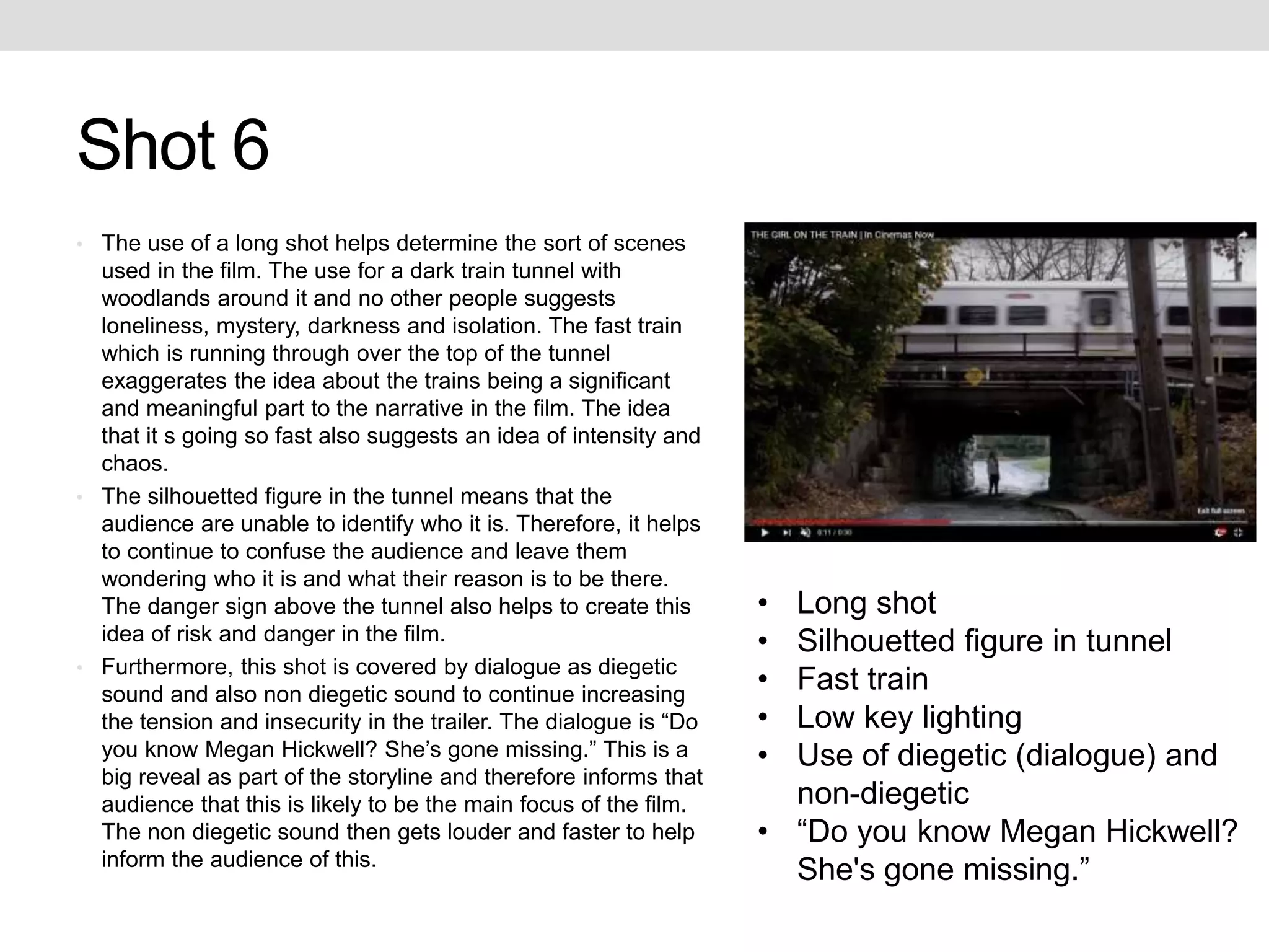 The girl on the train’ analysis | PPTX