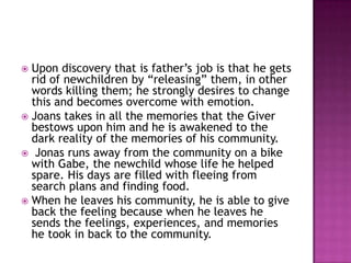 The Giver Final Copy | PPT