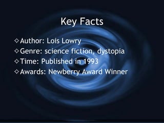 The Giver Background Notes | PPT