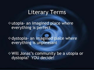The Giver Background Notes | PPT