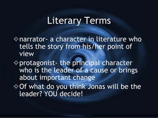 The Giver Background Notes | PPT