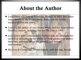 The giver intro | PDF
