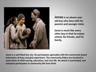 The Giver by Lois Lowry, a book talk for teachers and librarians | PPTX