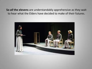 The Giver by Lois Lowry, a book talk for teachers and librarians | PPTX