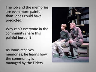 The Giver Jonas Receiving Memories