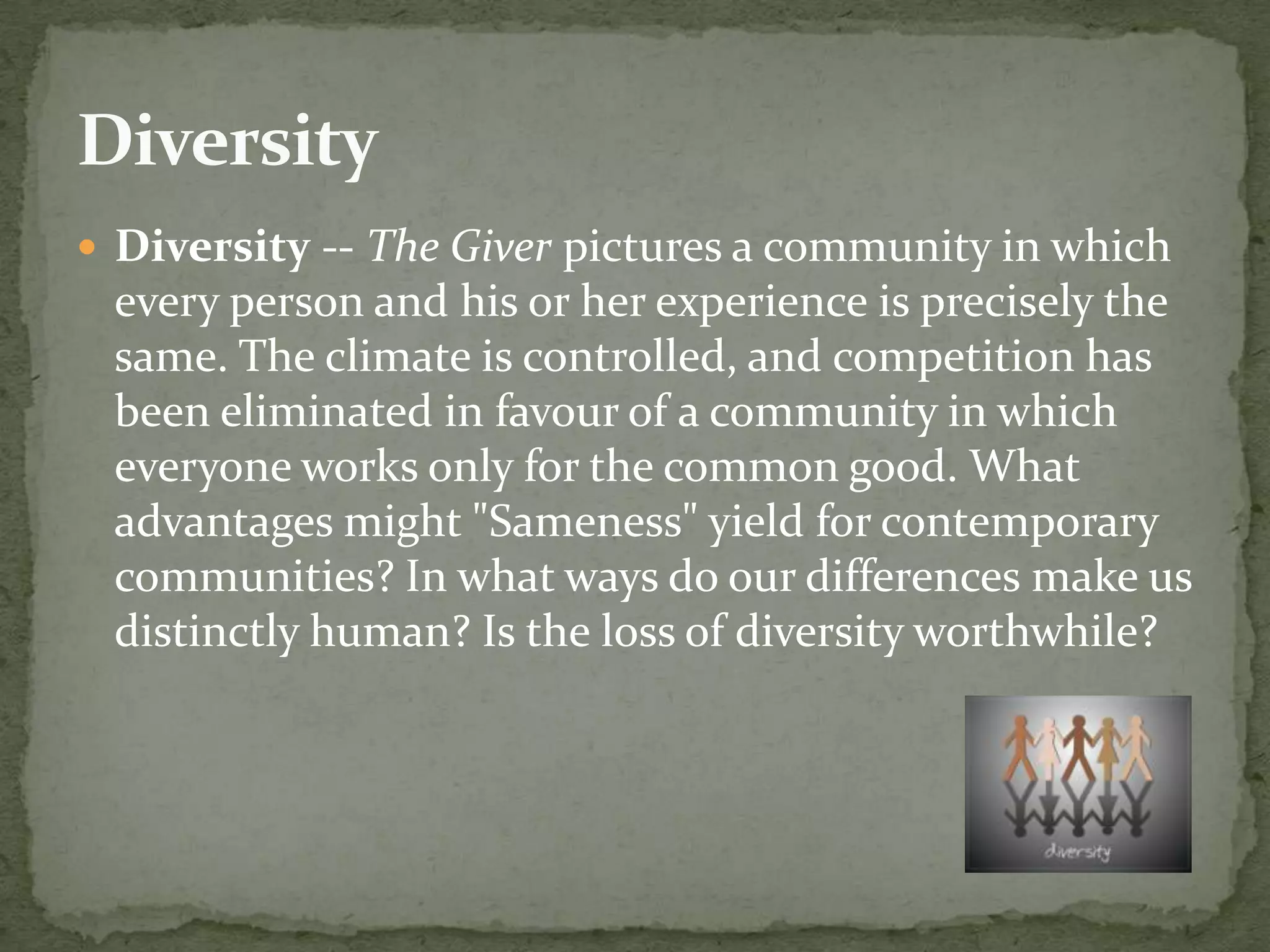 The Giver unit plan and assessment | PPTX