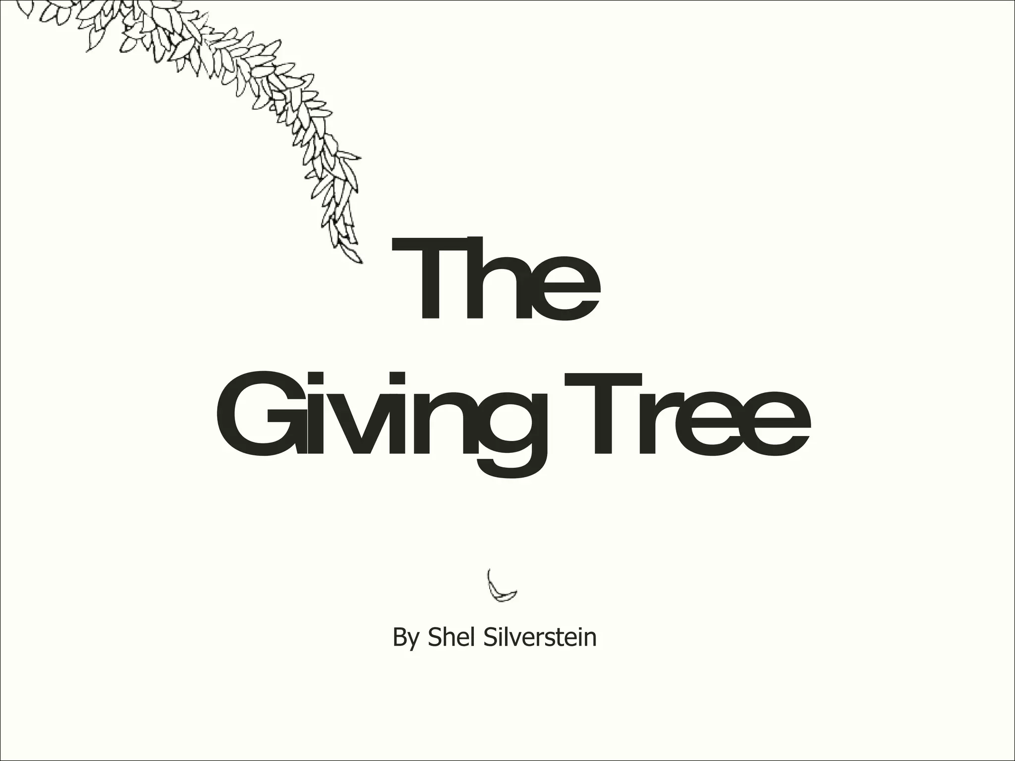 The Giving Tree | PPT