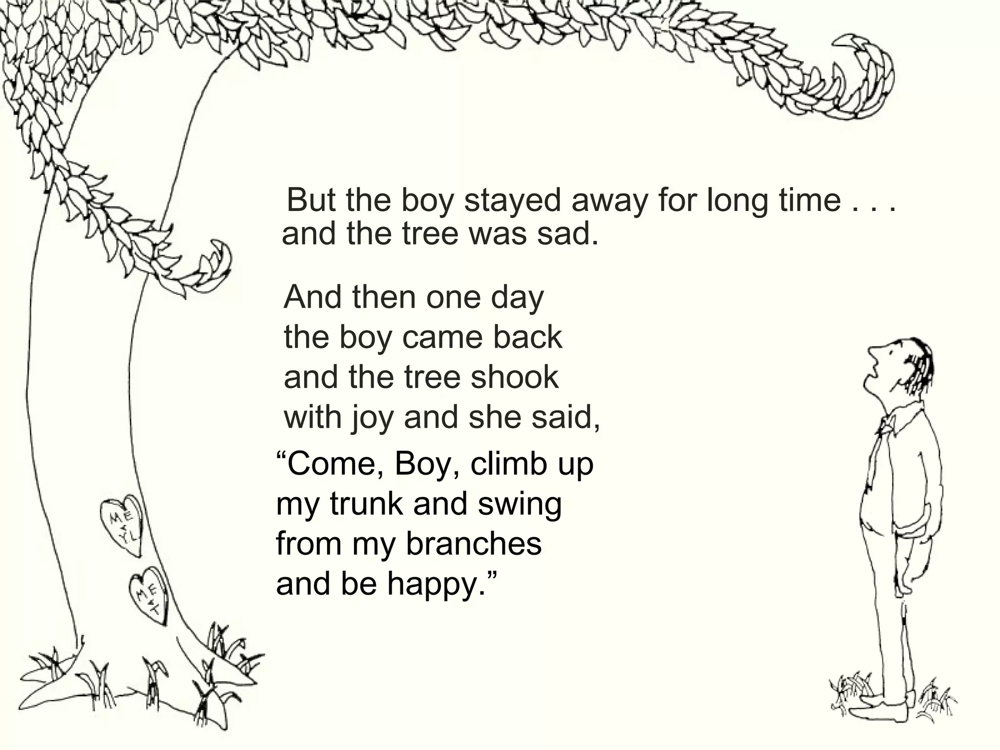The Giving Tree by Shel Silverstein | PPT