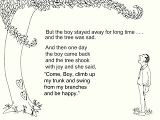The Giving Tree by Shel Silverstein | PPT
