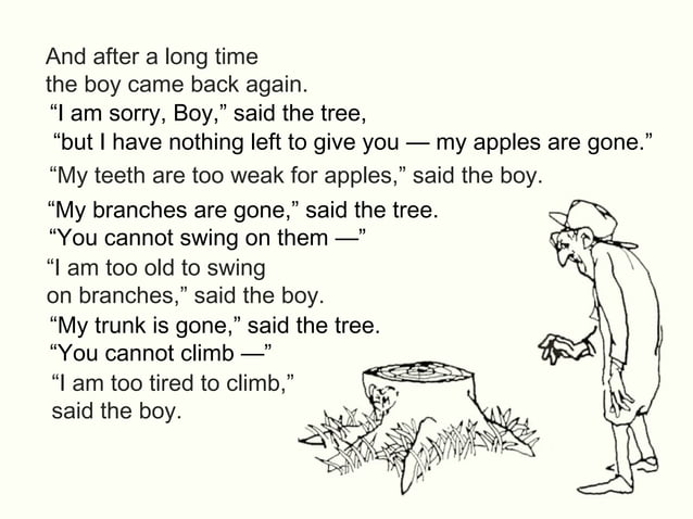 The Giving Tree by Shel Silverstein | PPT