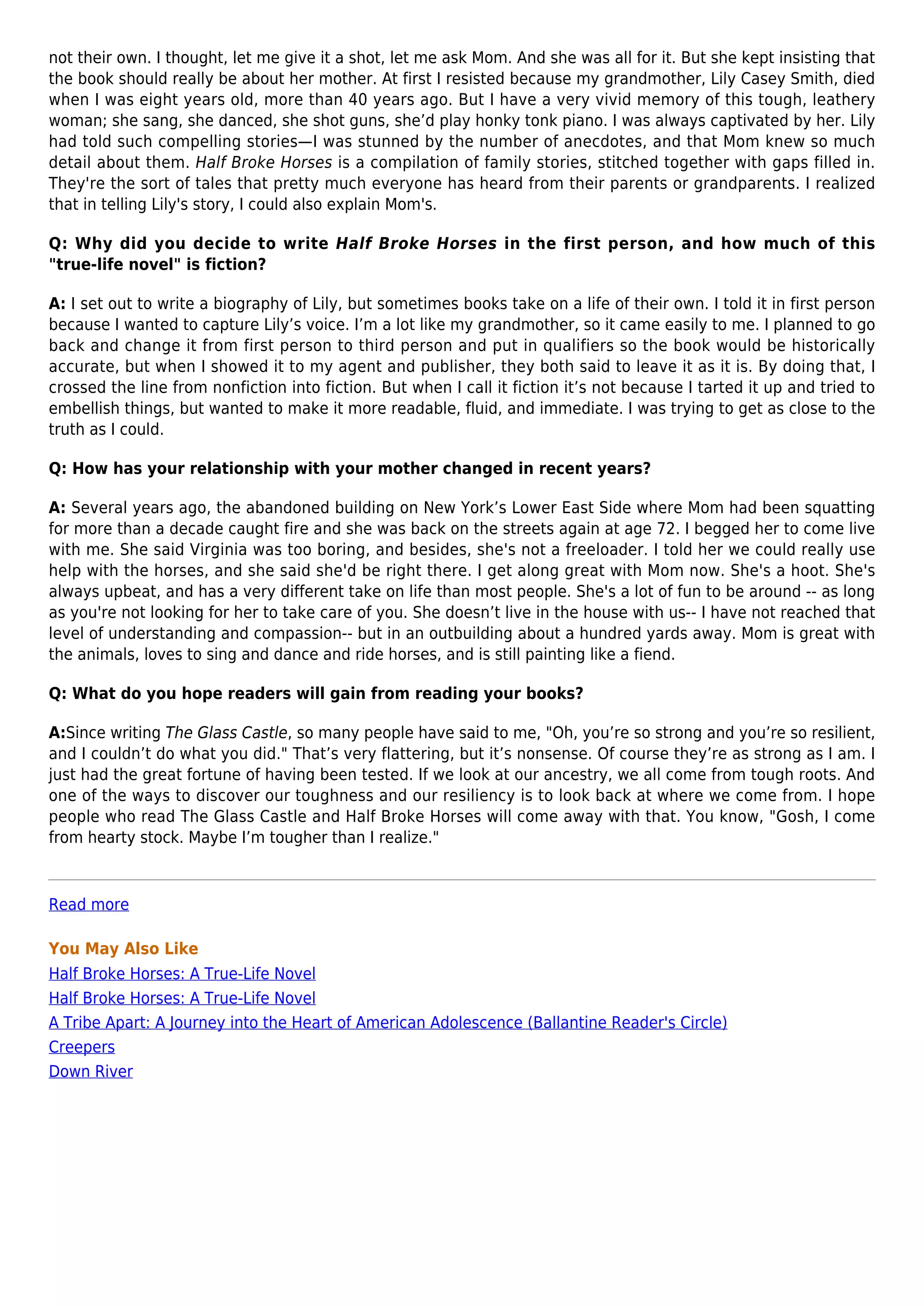 The glass castle a memoir | PDF | Screenwriting | Content Production