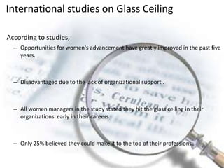 Corporate Glass Ceiling Effect | PPTX
