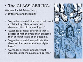 Corporate Glass Ceiling Effect | PPTX