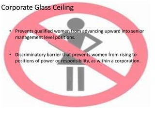 Corporate Glass Ceiling Effect | PPTX