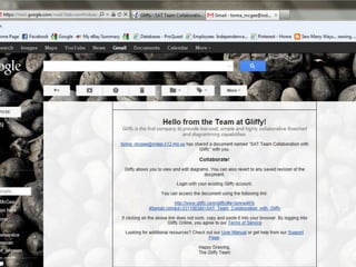 The gliffy training | PPTX