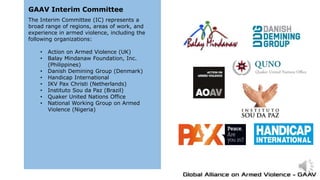 Global Alliance on Armed Violence (GAAV) | PPSX