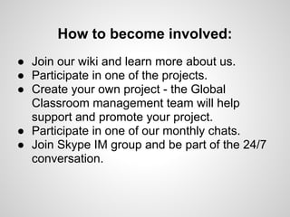 The Global Classroom Project | PDF