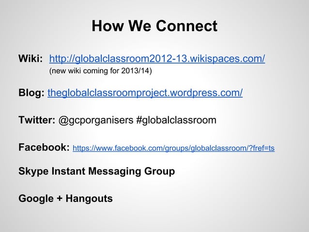 The Global Classroom Project | PPT