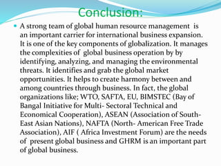 The global context of human resource management- Shambhu Pokharel | PPTX