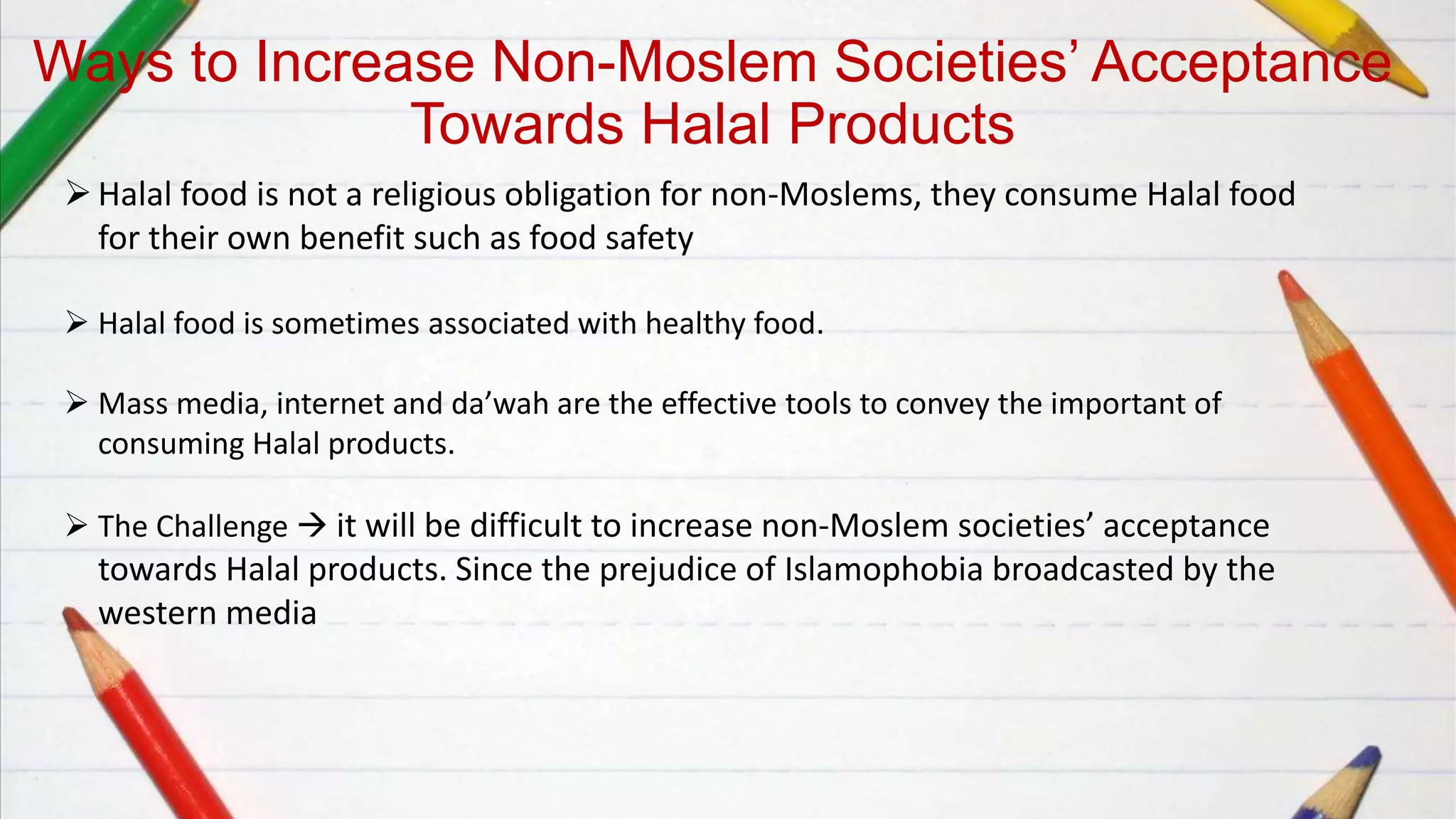 The global development of halal food industry | PPTX