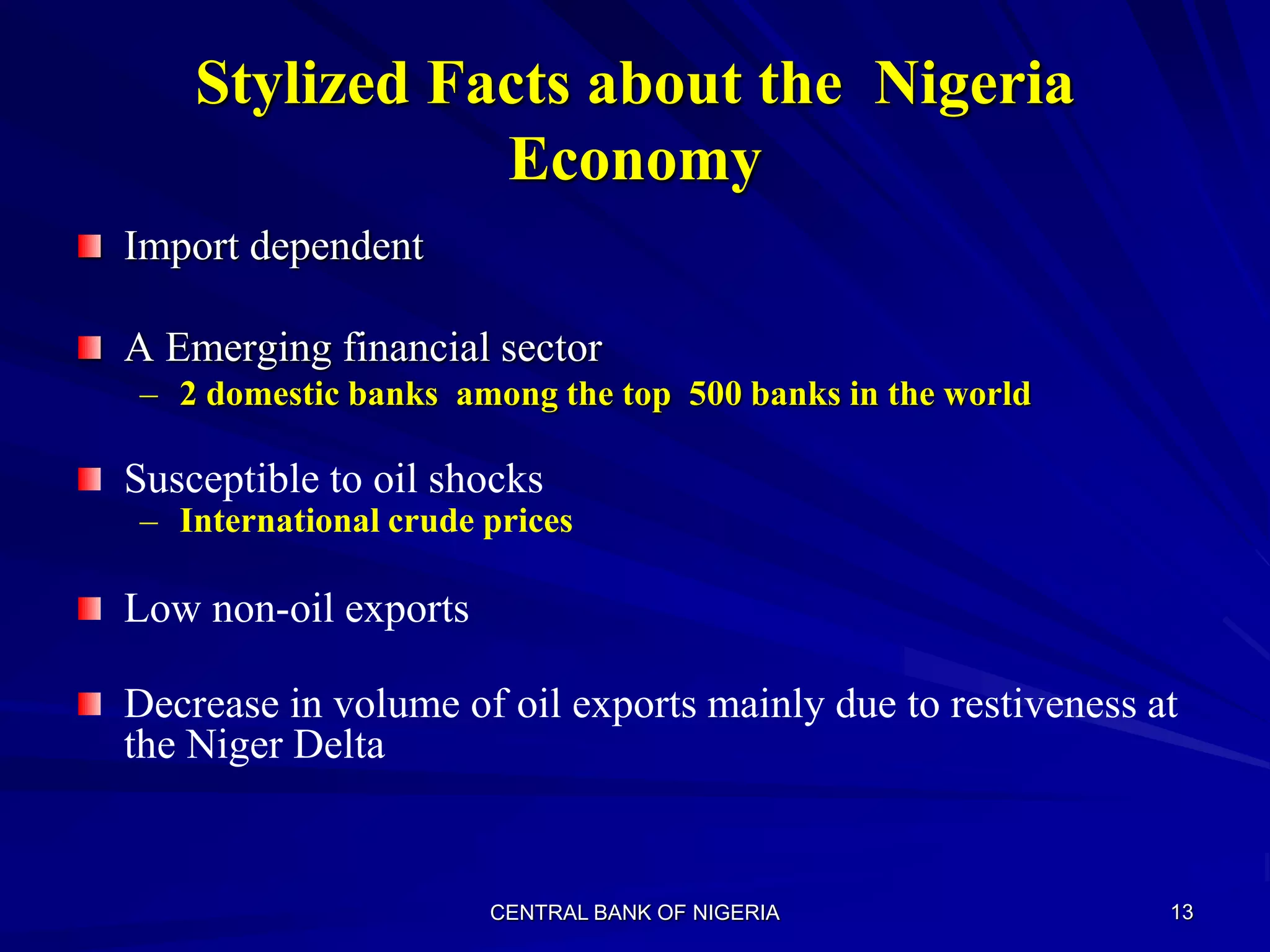 The Global Economic Crisis and the Nigerian Financial System.ppt