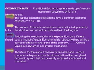 The global economic wheel 1 | PPTX | Financial Industry | Industries