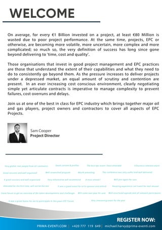 Global EPC Project Management Summit 2021 | PDF