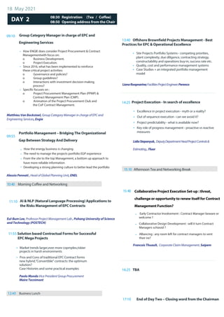 Global EPC Project Management Summit 2021 | PDF | Construction Industry ...