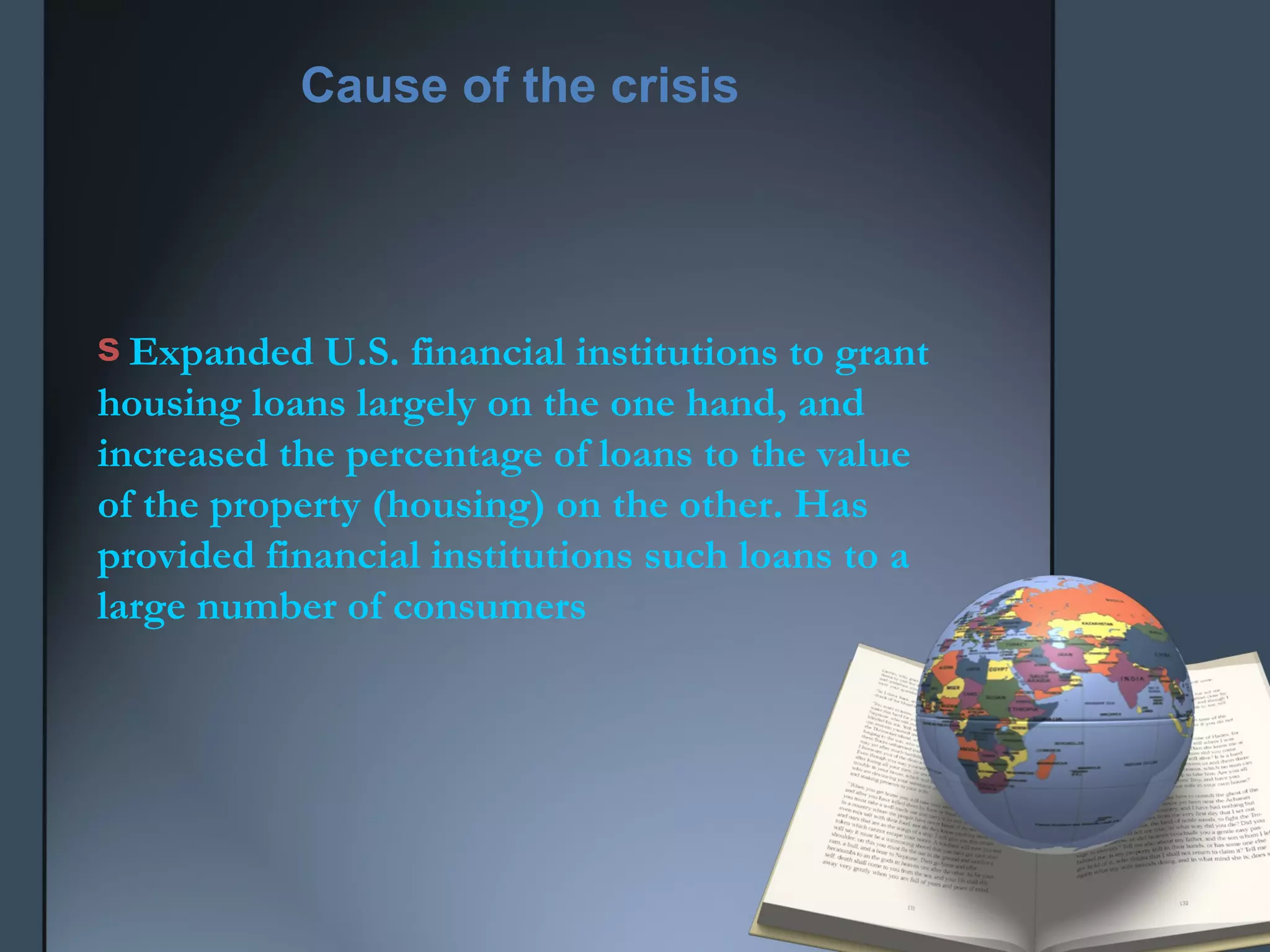 The global financial crisis 2008 | PPT